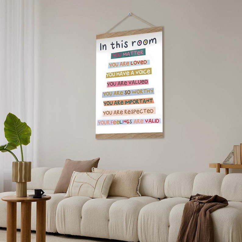 In the Classroom Motivational Pennant Poster Frames Classroom Rules ...