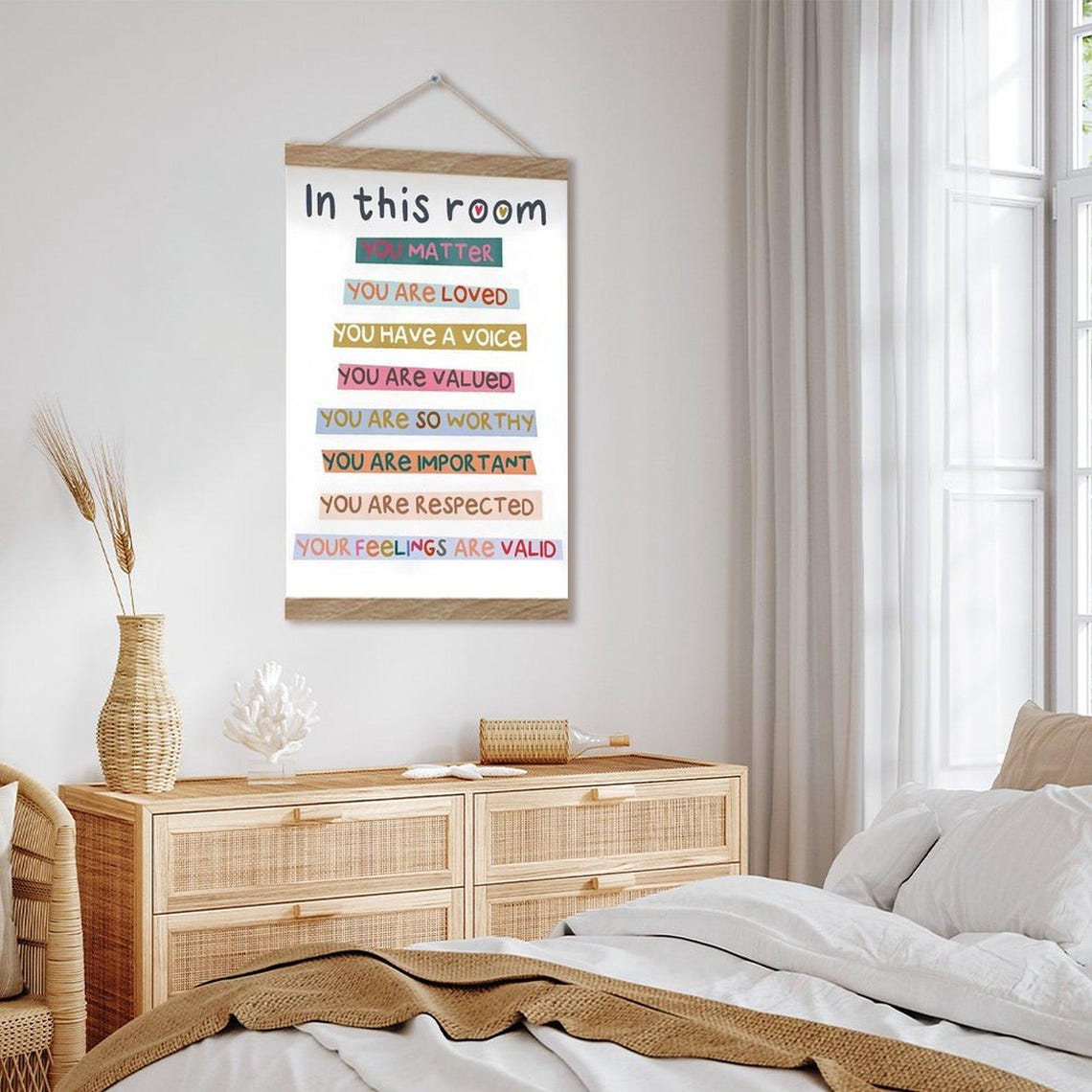 In the Classroom Motivational Pennant Poster Frames Classroom Rules ...