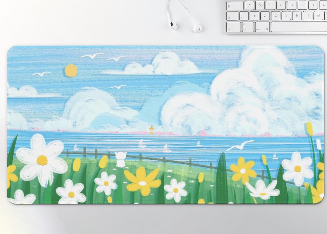 Cute Cartoon Mouse Pad Kawaii Desk Mat Cute Anime Gaming - Etsy