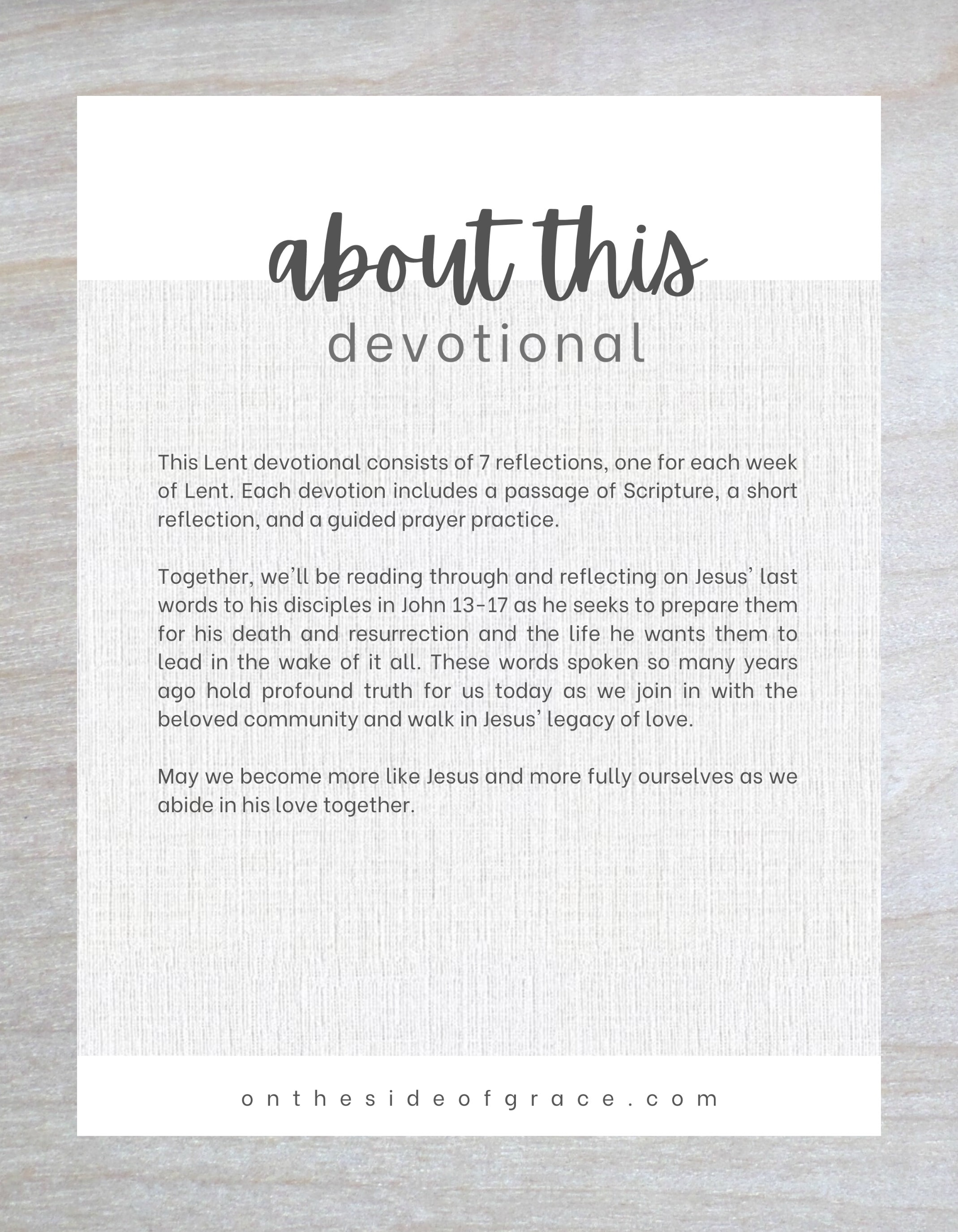 Lent Reflections | PRINTABLE Lent Devotional for Adults - Etsy