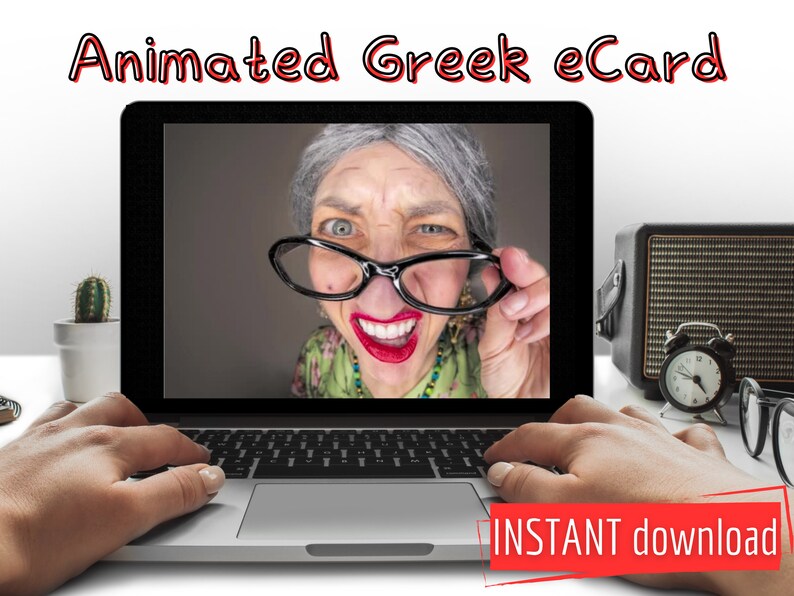 Funny Greek Birthday Digital Ecard Virtual Greek Greeting Xronia Polla ...