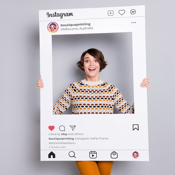Custom Selfie Frame - Etsy Australia