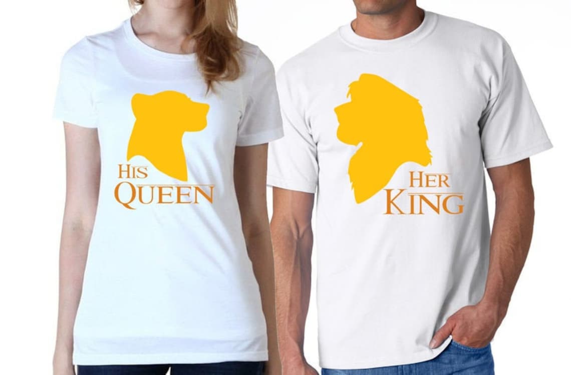 His Queen Her King Couples Set Digital Files Design Files - Etsy