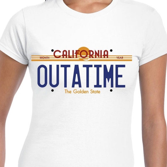 Outatime License Plate Digital Files Design Files Cricut - Etsy