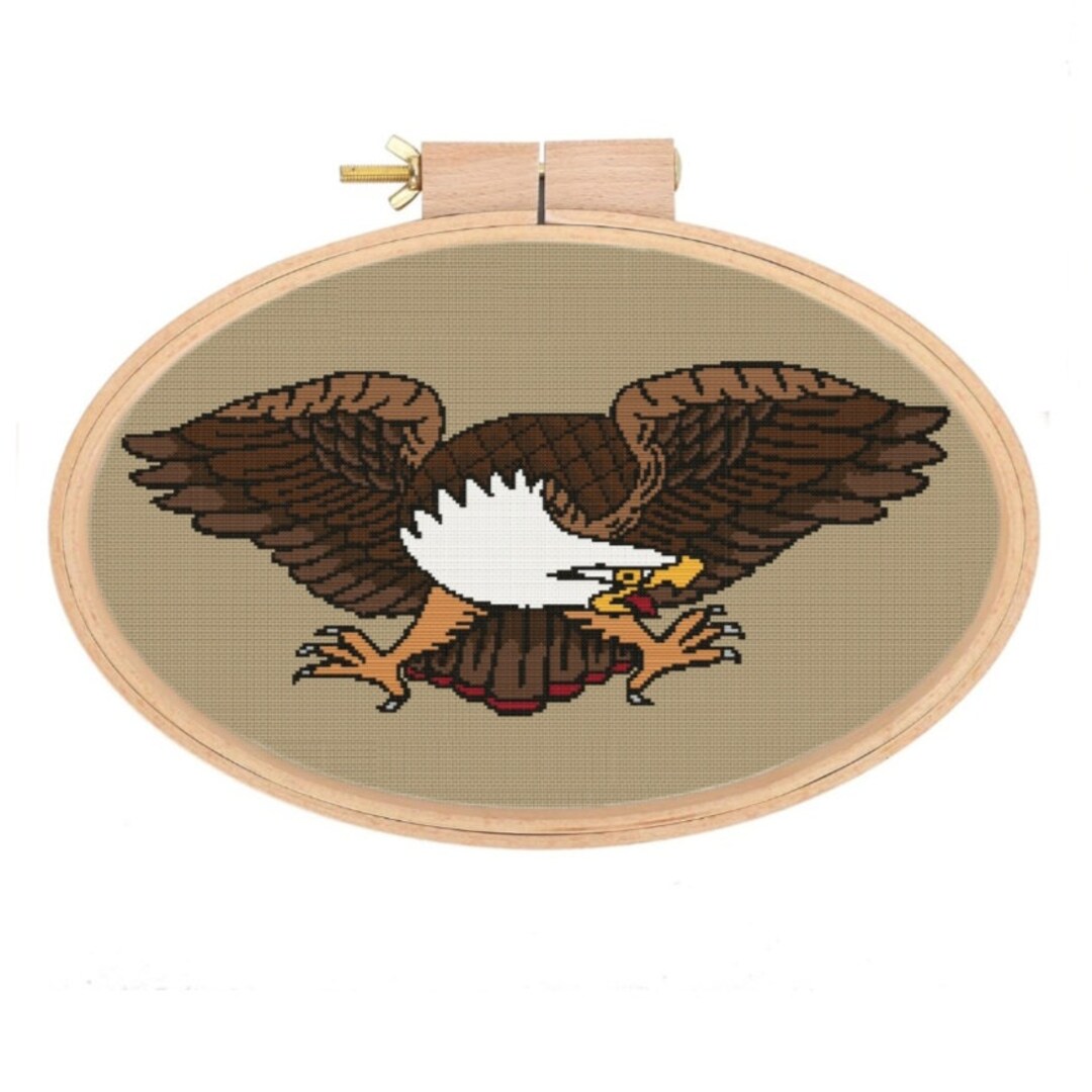 Eagle American Traditional Cross Stitch Pattern - Etsy