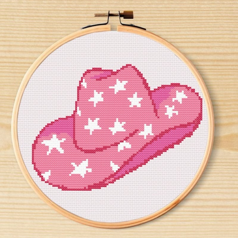 Cowboy Cross Stitch - Etsy