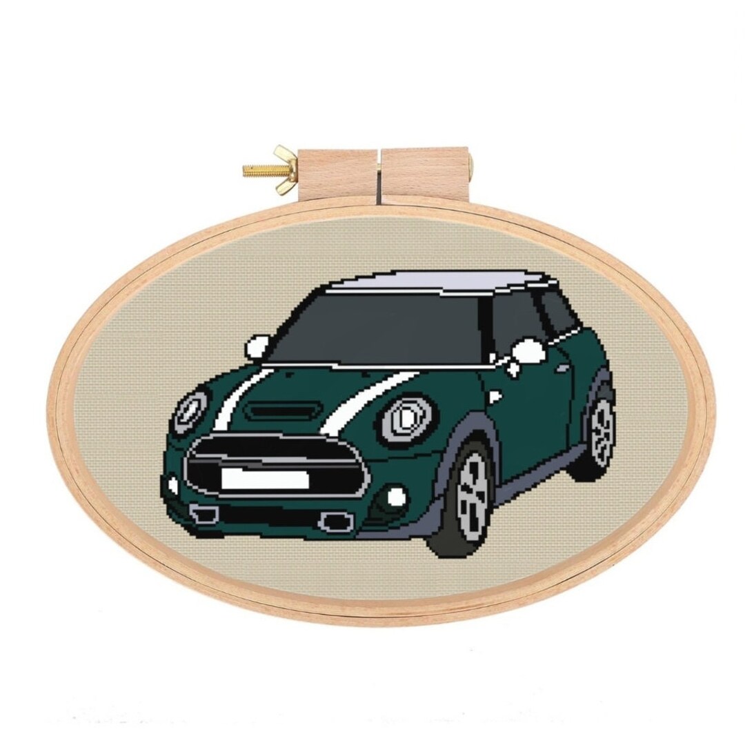 Mini Cooper Cross Stitch Pattern - Etsy