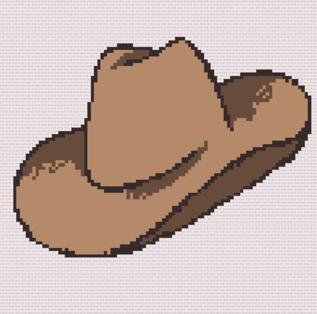 Cowboy Hat Cross Stitch Pattern - Etsy