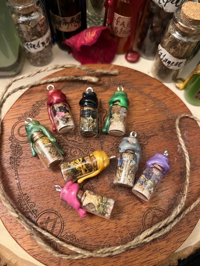 Mini Spell Jar Necklace - Etsy