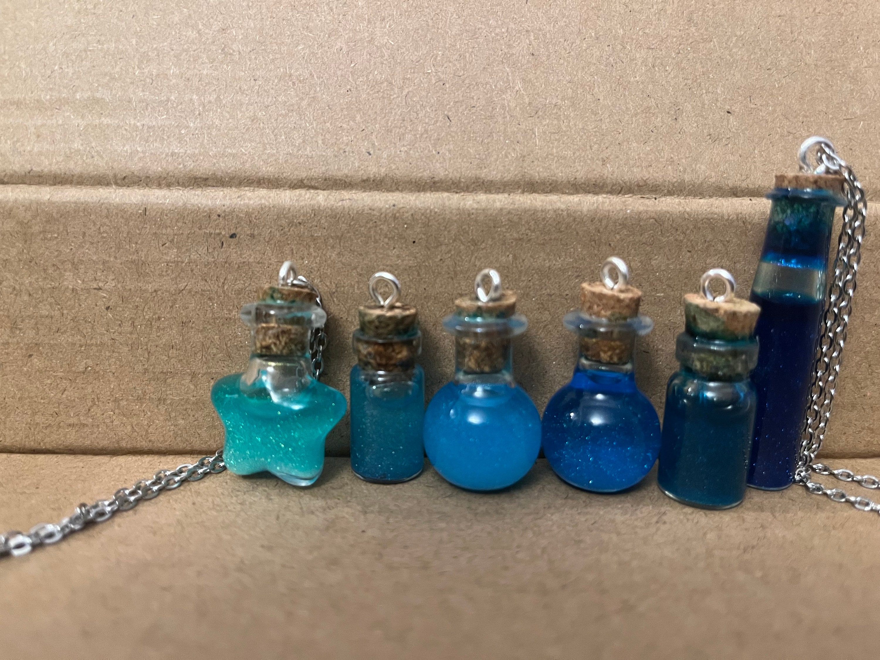Mini Custom Potion Bottle Necklace - Etsy