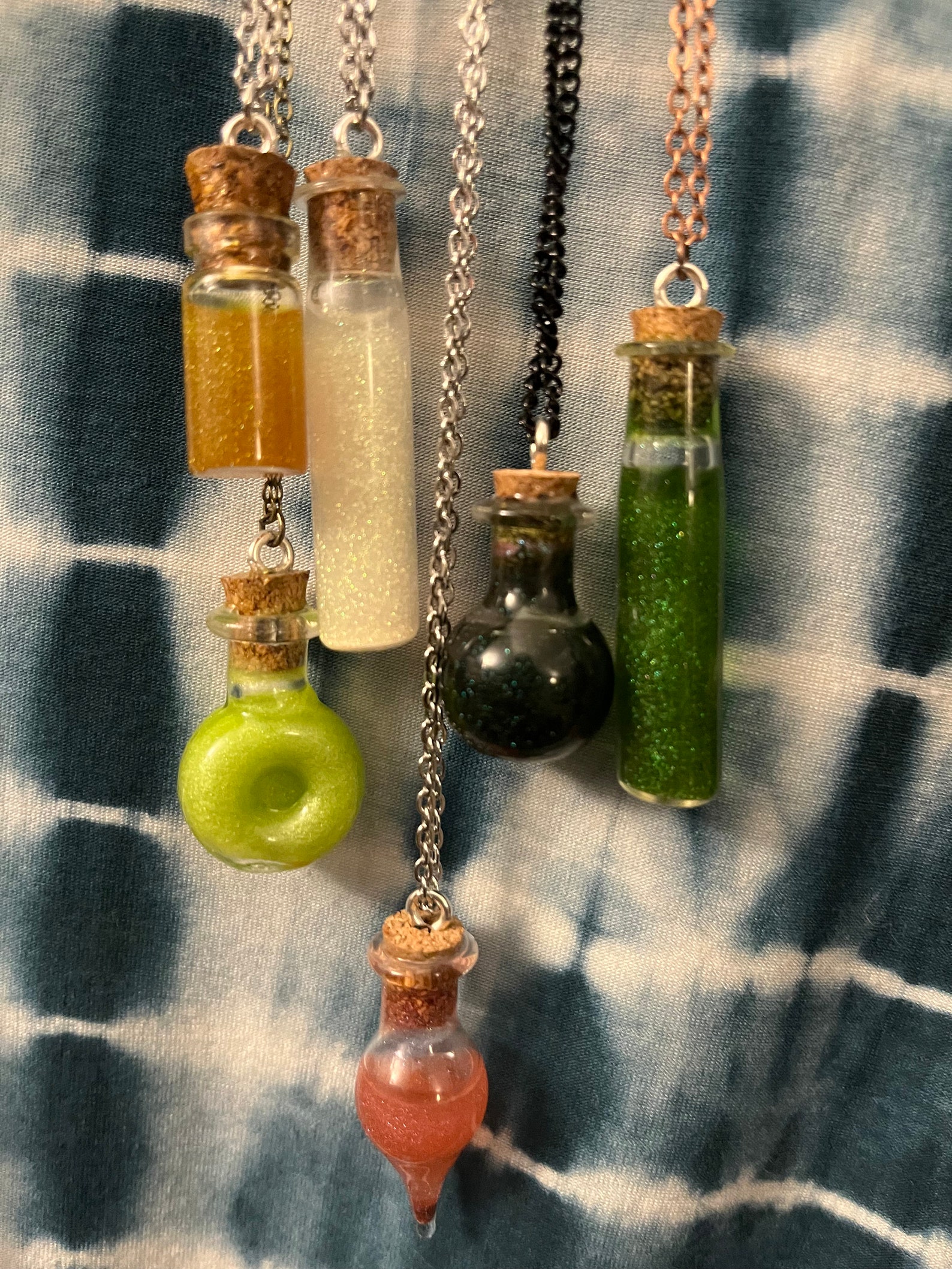 Mini Custom Potion Bottle Necklace - Etsy