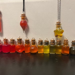 Mini Custom Potion Bottle Necklace - Etsy