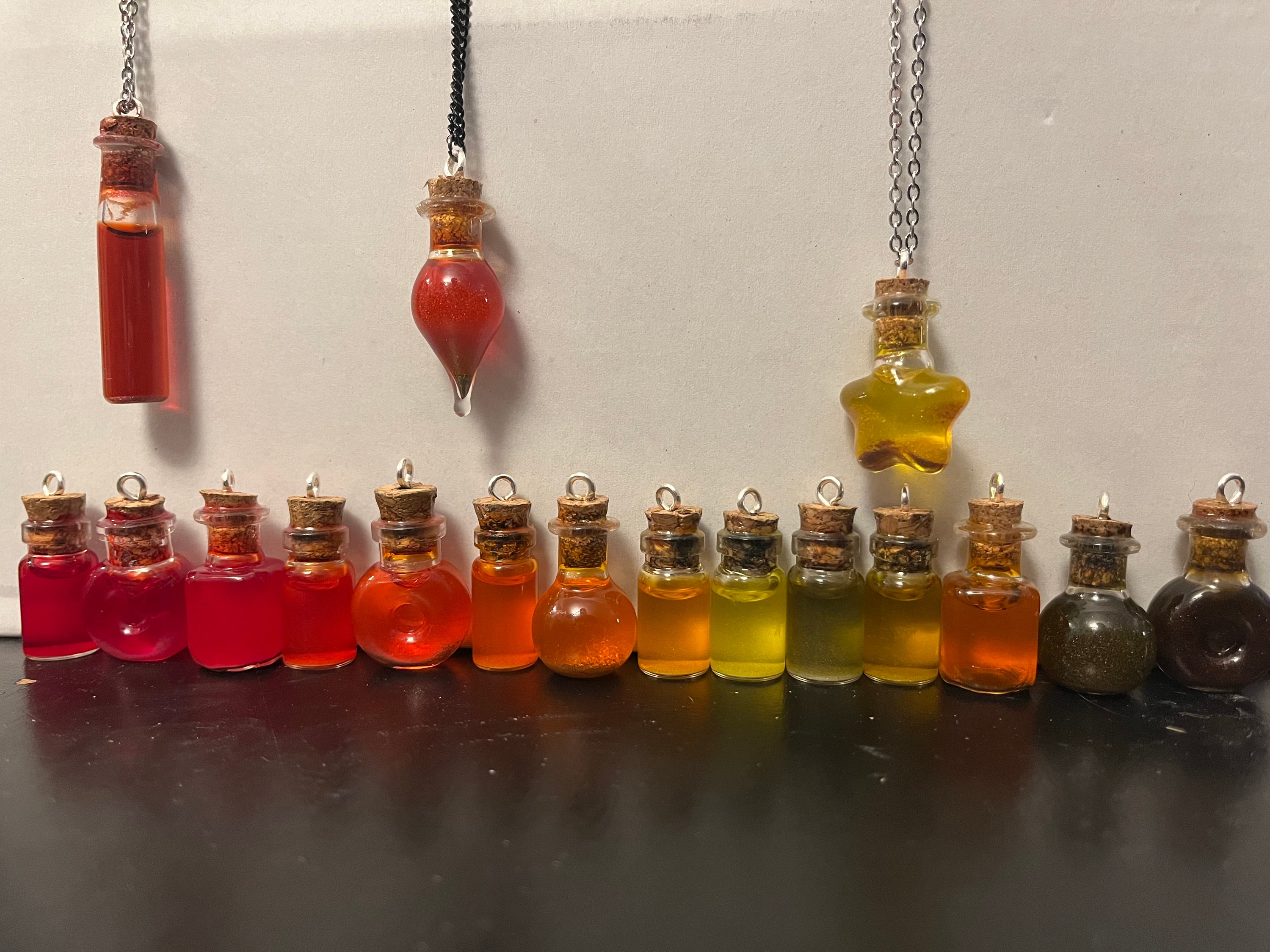 Mini Custom Potion Bottle Necklace - Etsy