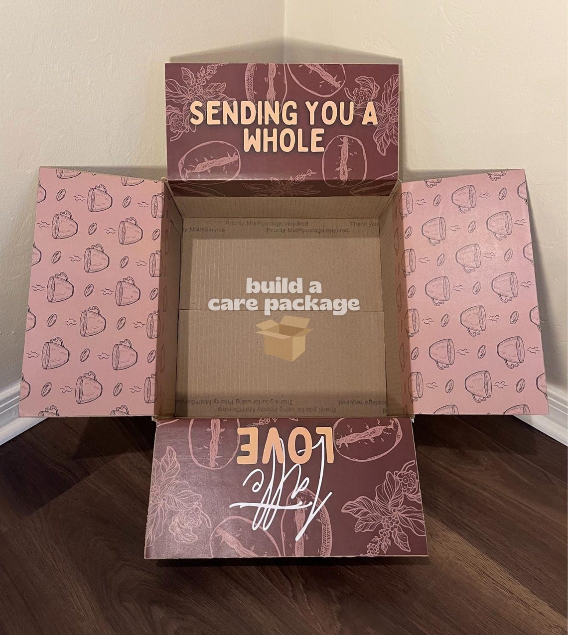 Care Package Sticker Kit - Sending You a Whole Latte - Etsy