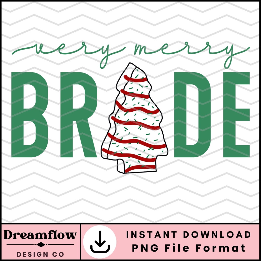Very Merry Bride Png, Christmas Bride Png Designs, Bride Christmas Cake ...