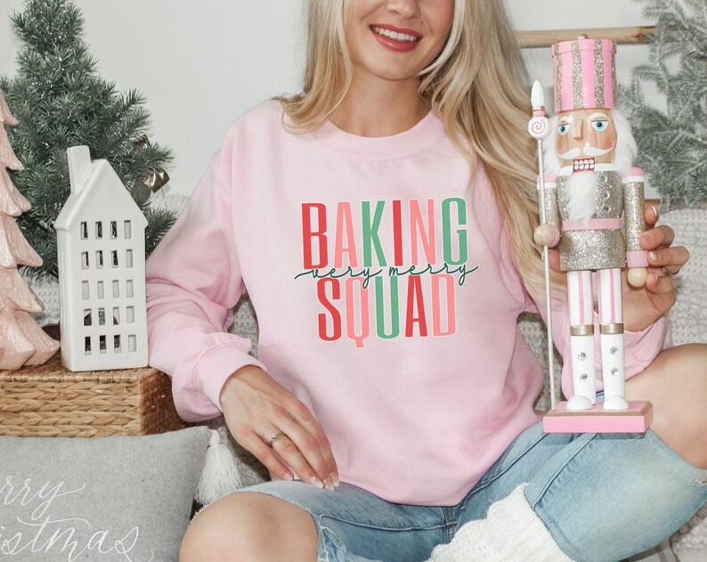 Very Merry Baking Squad Png, Group Christmas Png, Cookie Baking Png ...