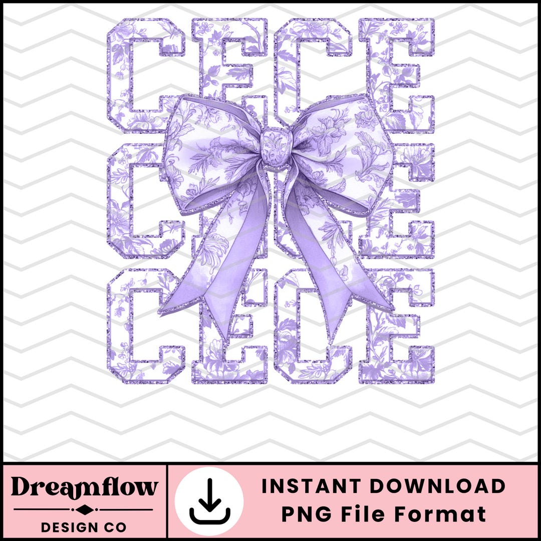 Cece Grand Millennial Coquette PNG, Preppy Chinoiserie PNG Sublimation ...