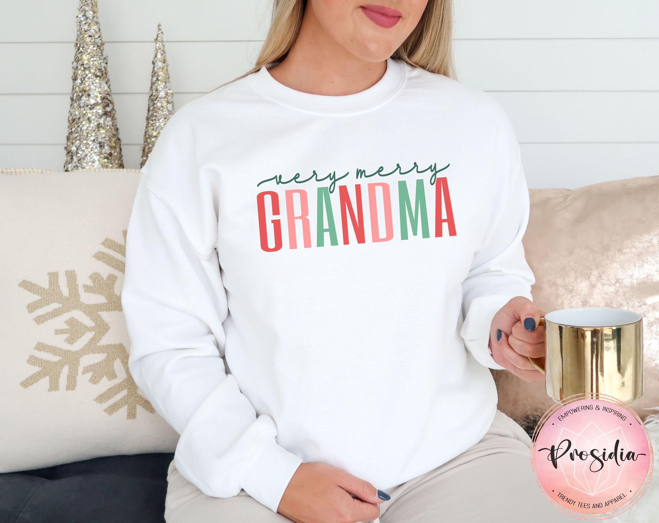Very Merry Grandma Png Grandma Christmas Png Holiday Grandma - Etsy