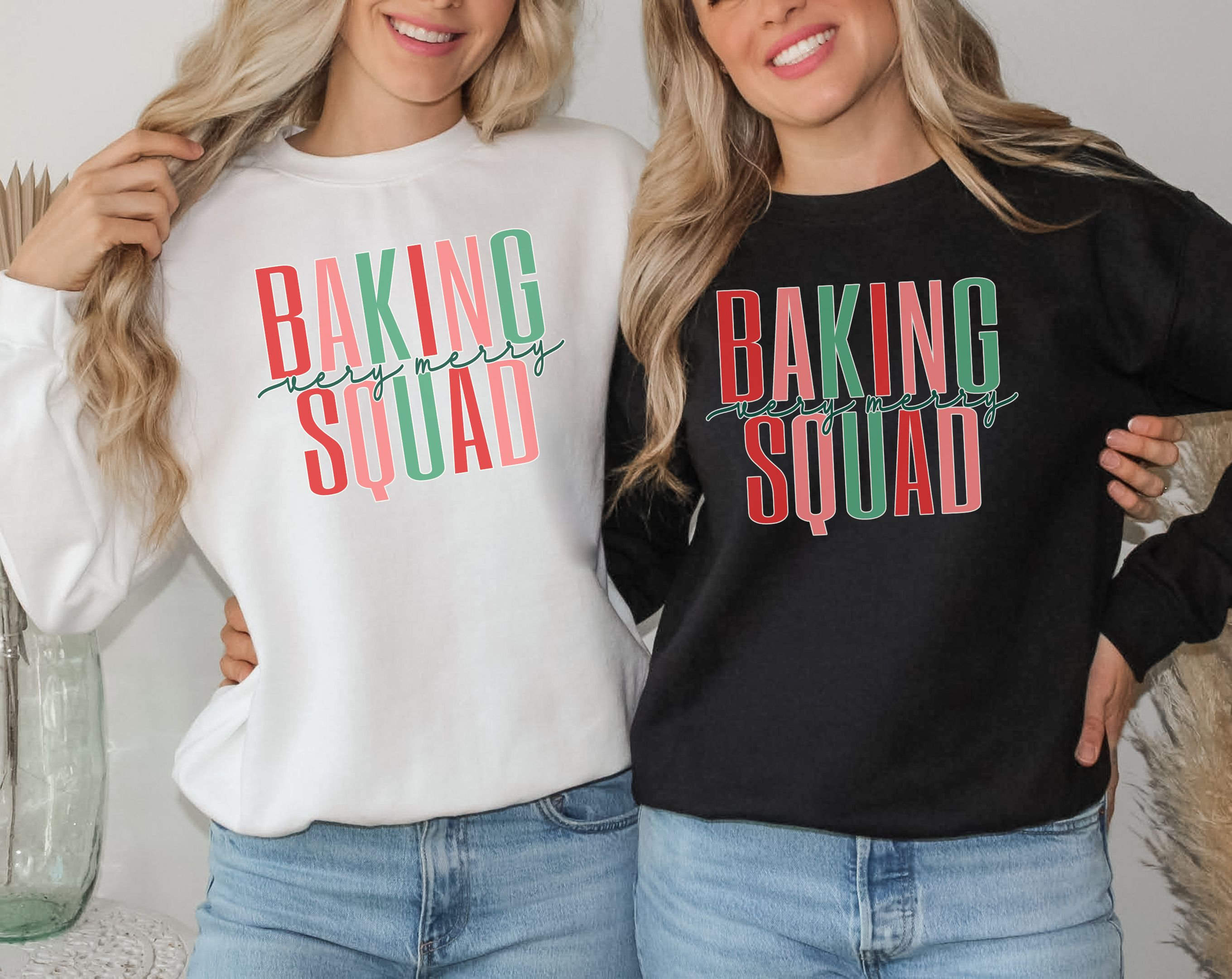 Very Merry Baking Squad Png, Group Christmas Png, Cookie Baking Png ...