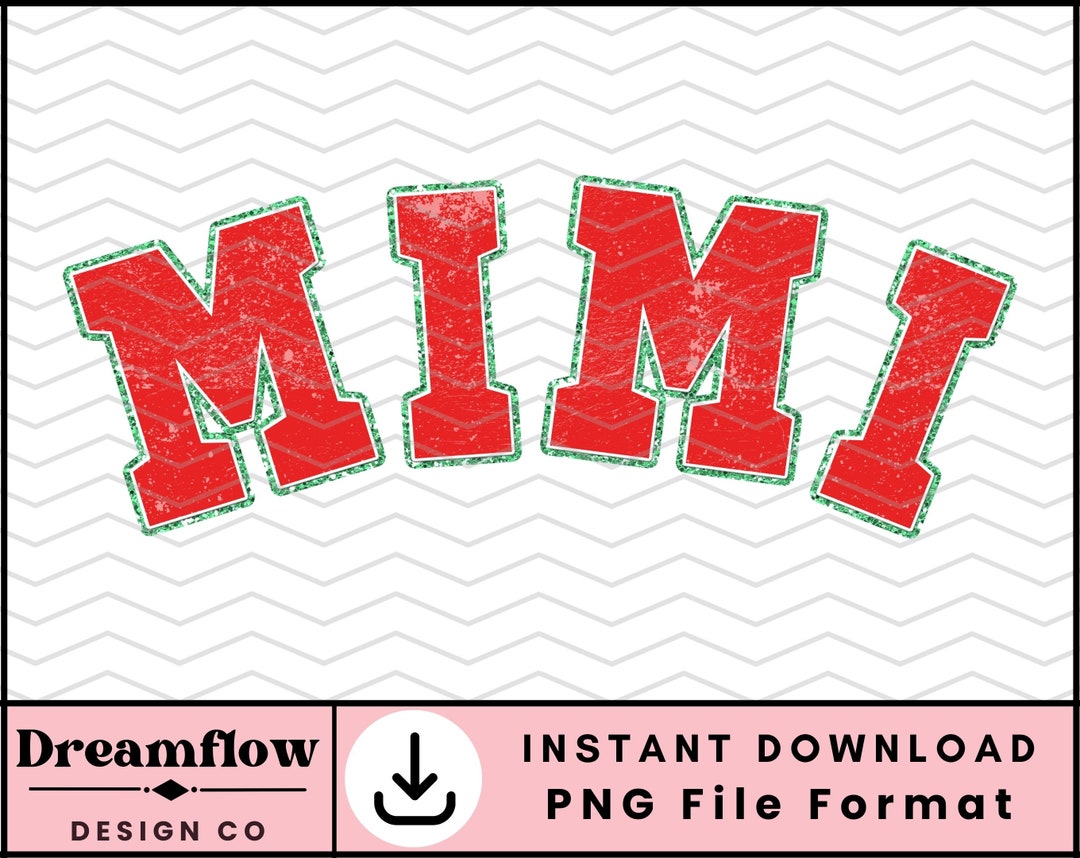 Mimi Christmas Png, Grandma Christmas Png, Mimi Png File, Holiday Png ...