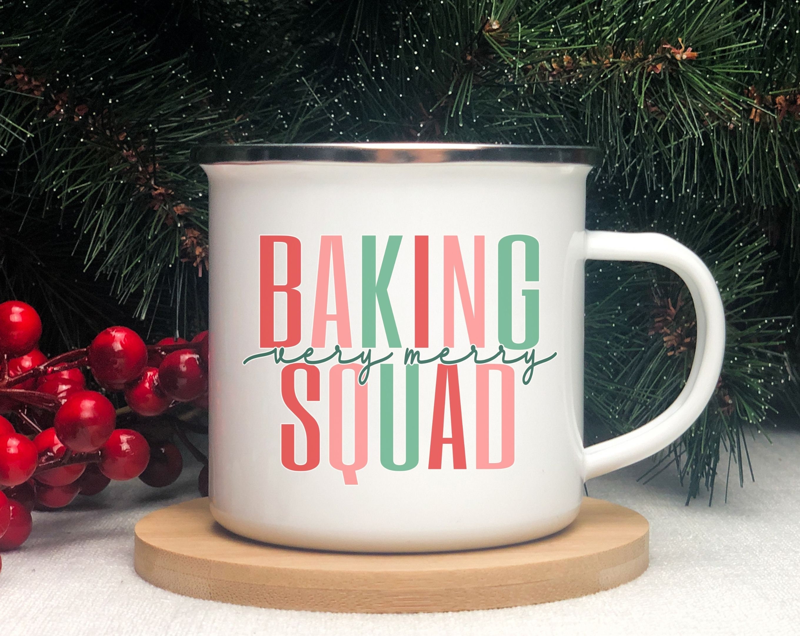Very Merry Baking Squad Png, Group Christmas Png, Cookie Baking Png ...