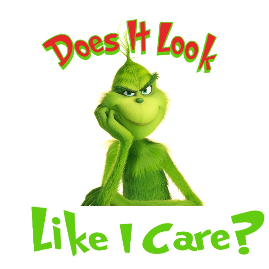 Does It Look Like I Care PNG PDF SVG Instant Digital Download - Etsy Canada