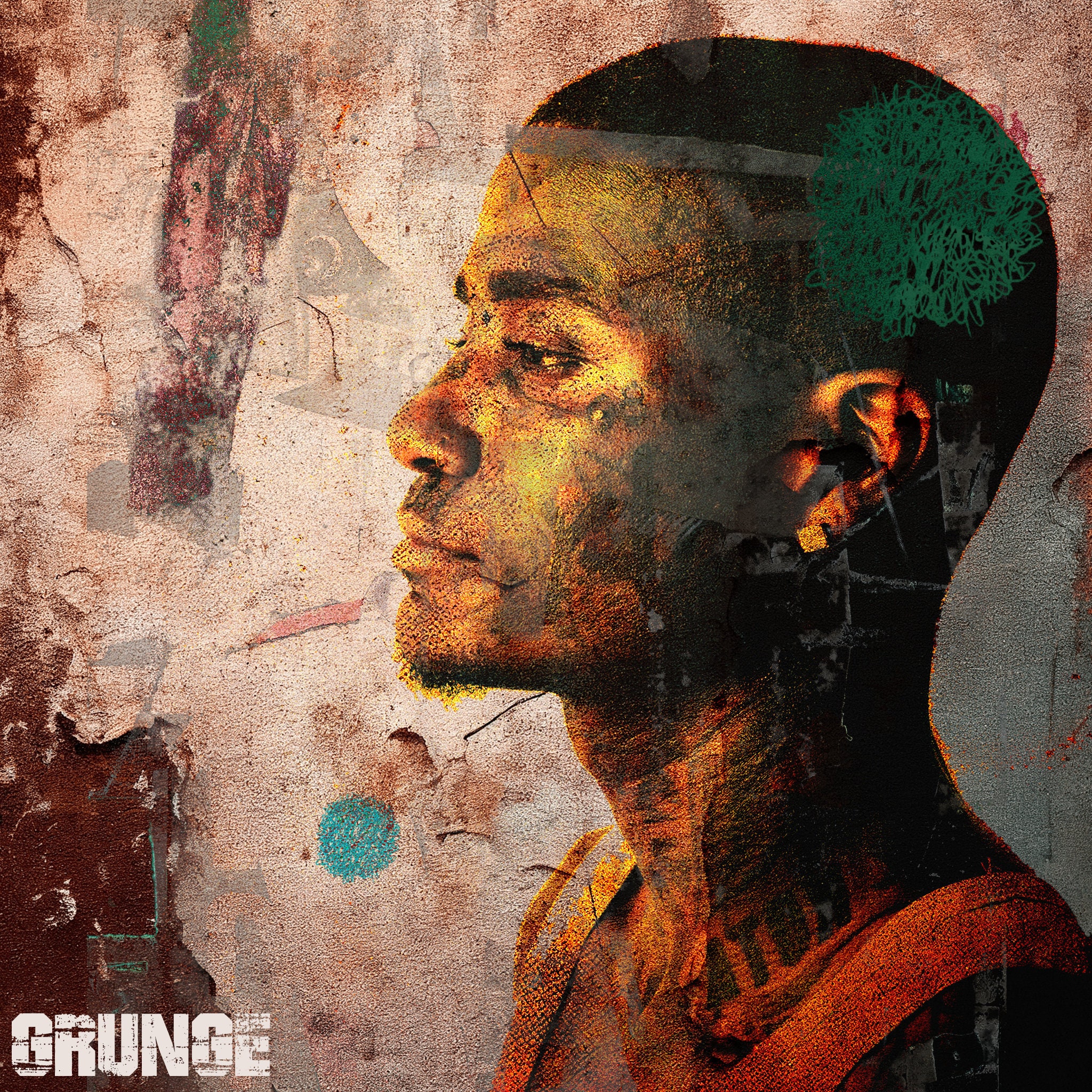 100 Grunge Texture Pack Grungy Textured Art Bundle Grunge Distressed ...