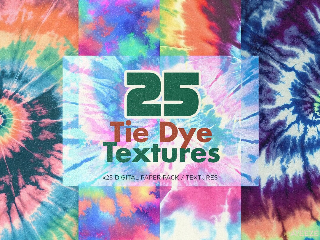 Tie Dye Texture Digital Paper Printable Digital Background Instant ...