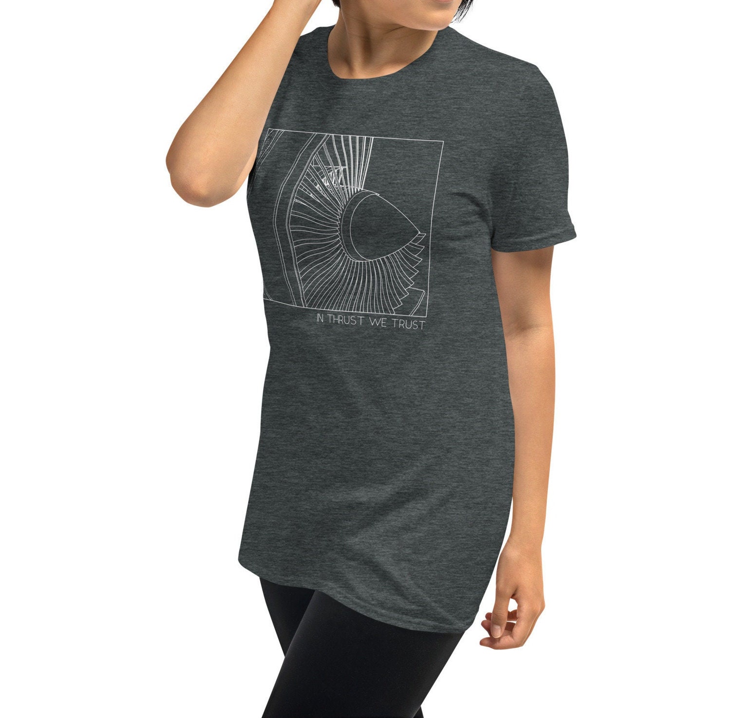 In Thrust We Trust, Airplane Turbine, Jet Engine Shirt, Aircraft ...