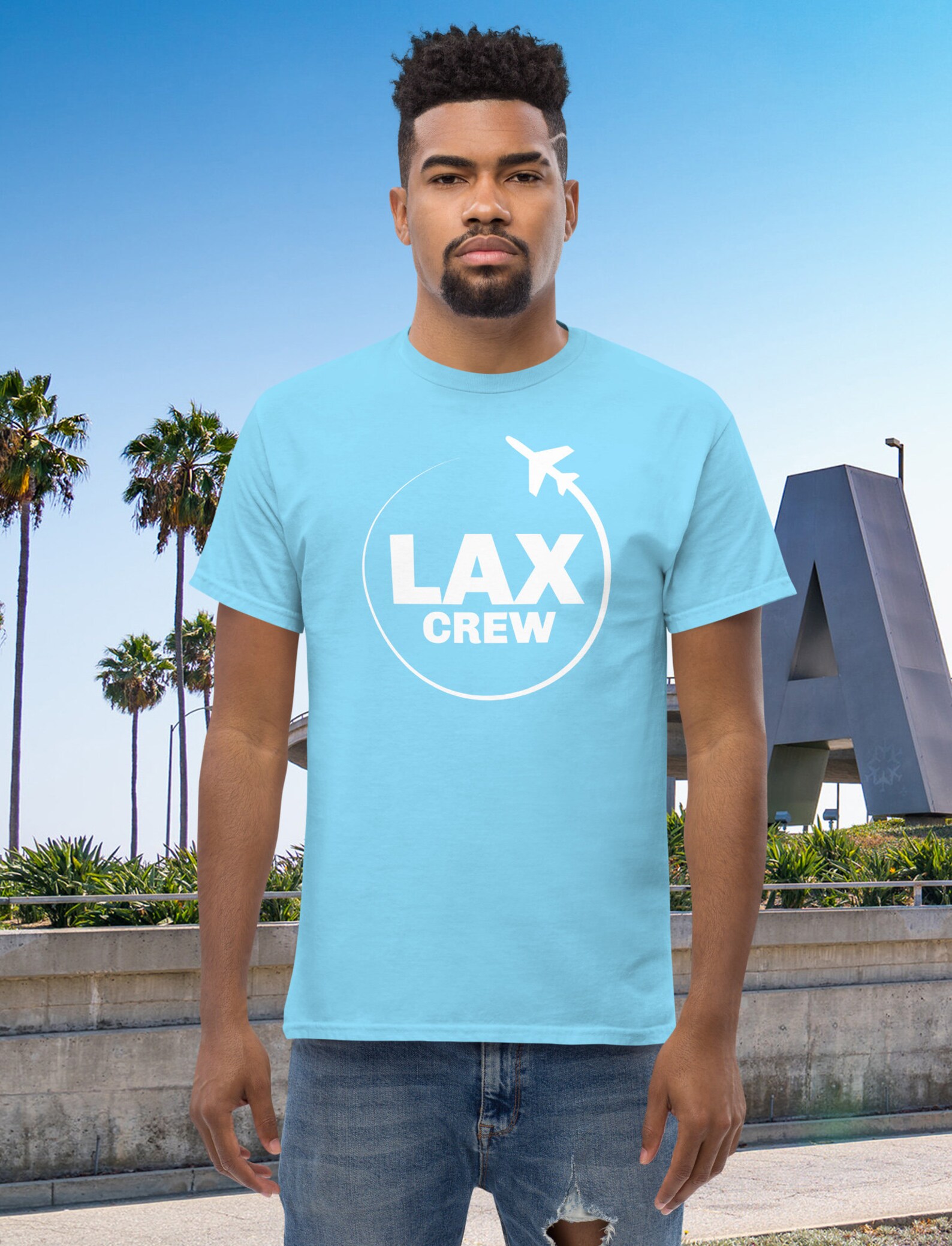 LAX Airport, Cabin Crew, Aviation Shirt, Flight Attendant, Custom ...