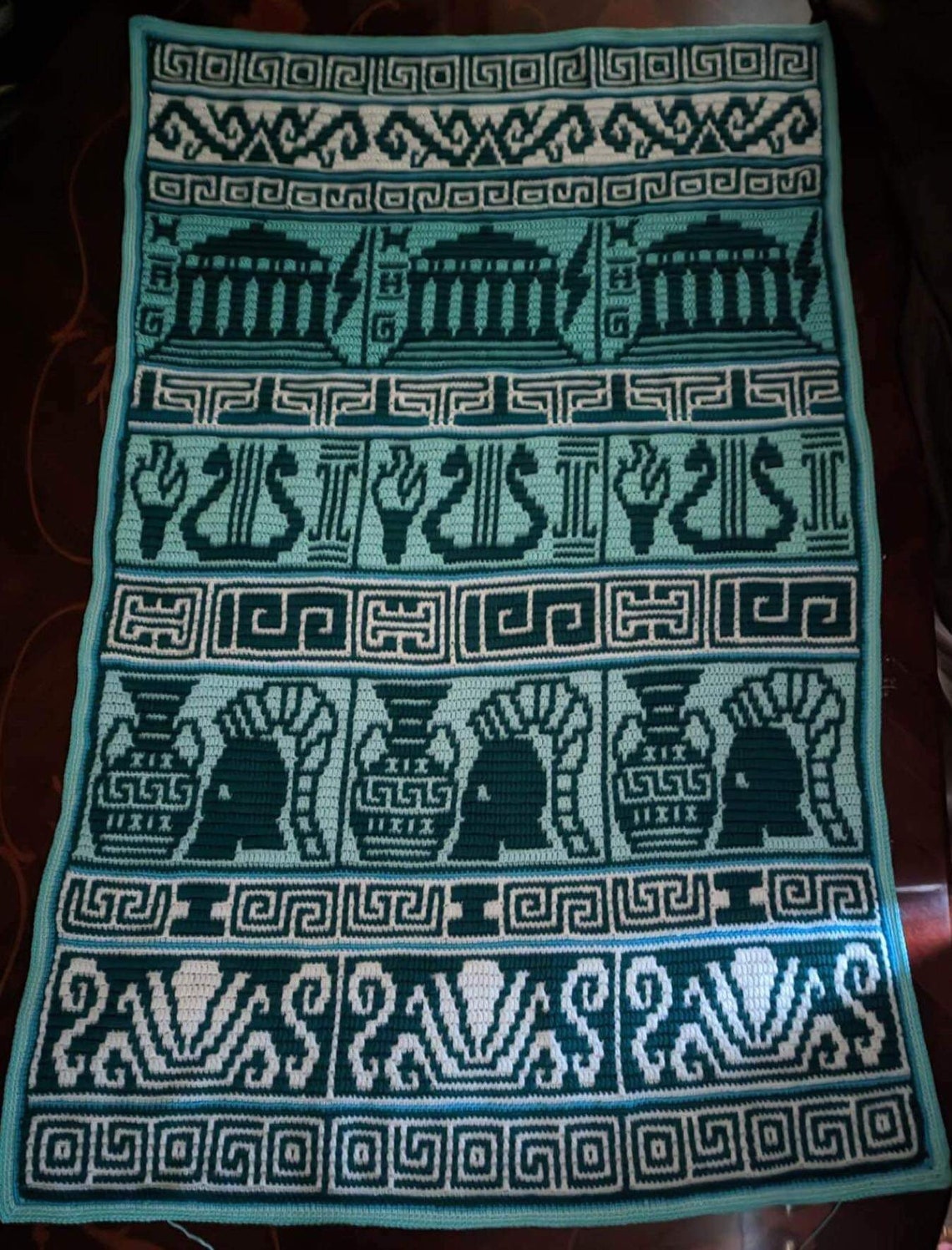 Greek Spirit Mosaic Crochet Pattern (PDF) - Etsy
