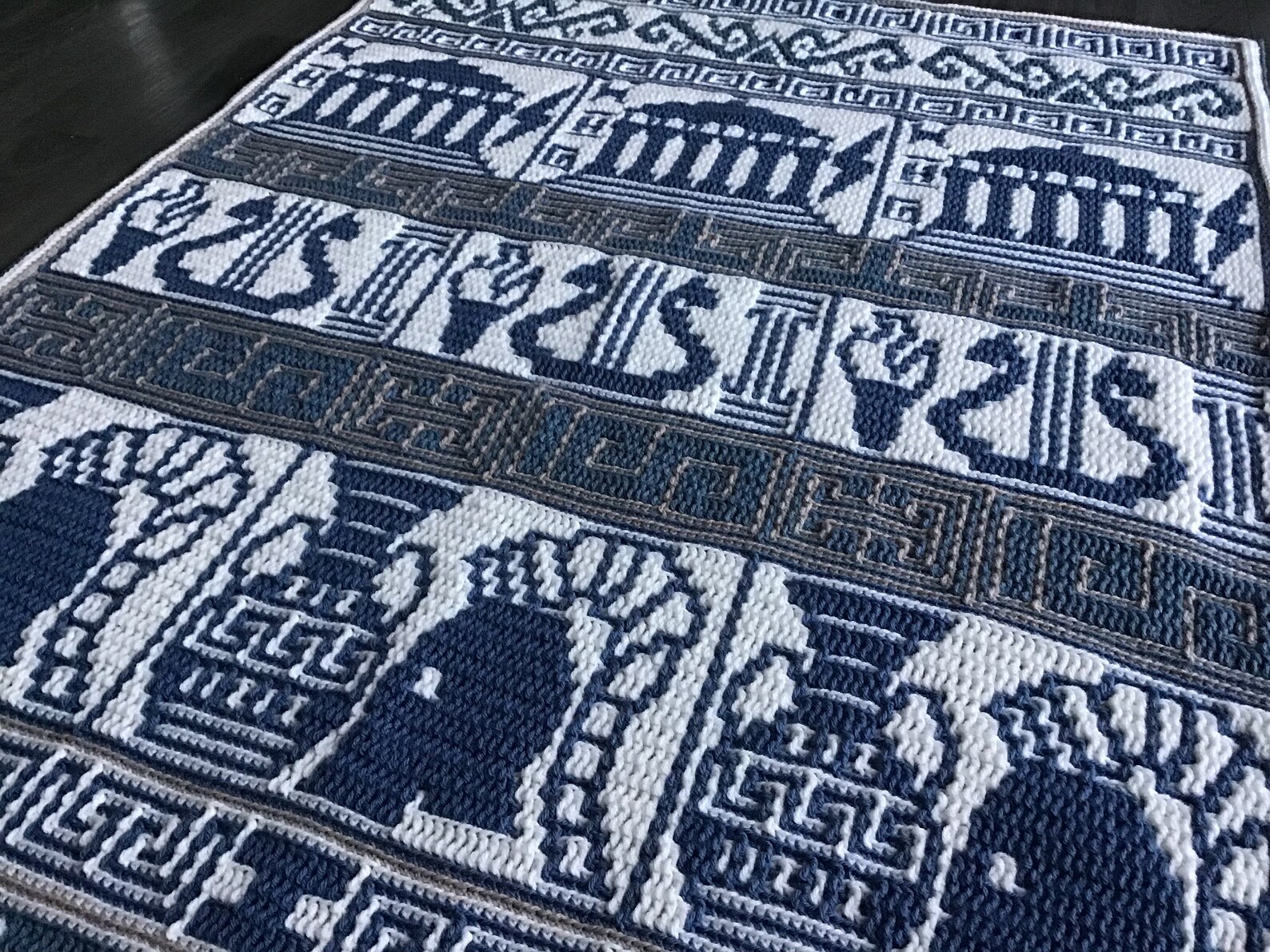Greek Spirit Mosaic Crochet Pattern (PDF) - Etsy