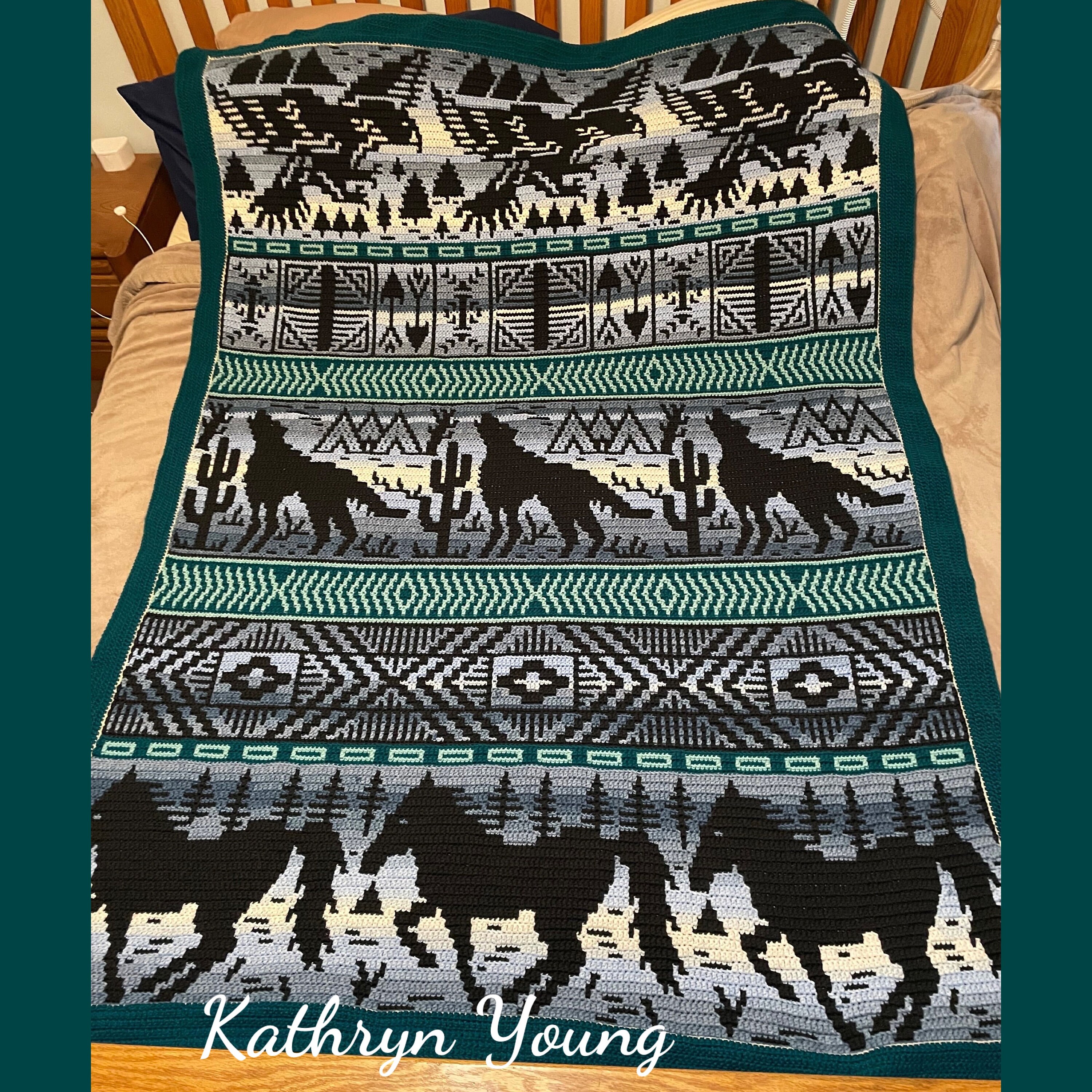 Wise Spirit Crochet Pattern, Overlay Mosaic Blanket (digital Download ...