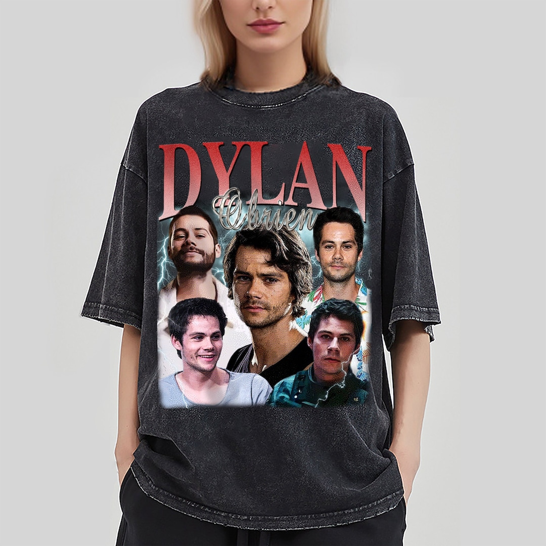 Dylan O'brien Vintage Washed T-shirtactor Homage Graphic - Etsy