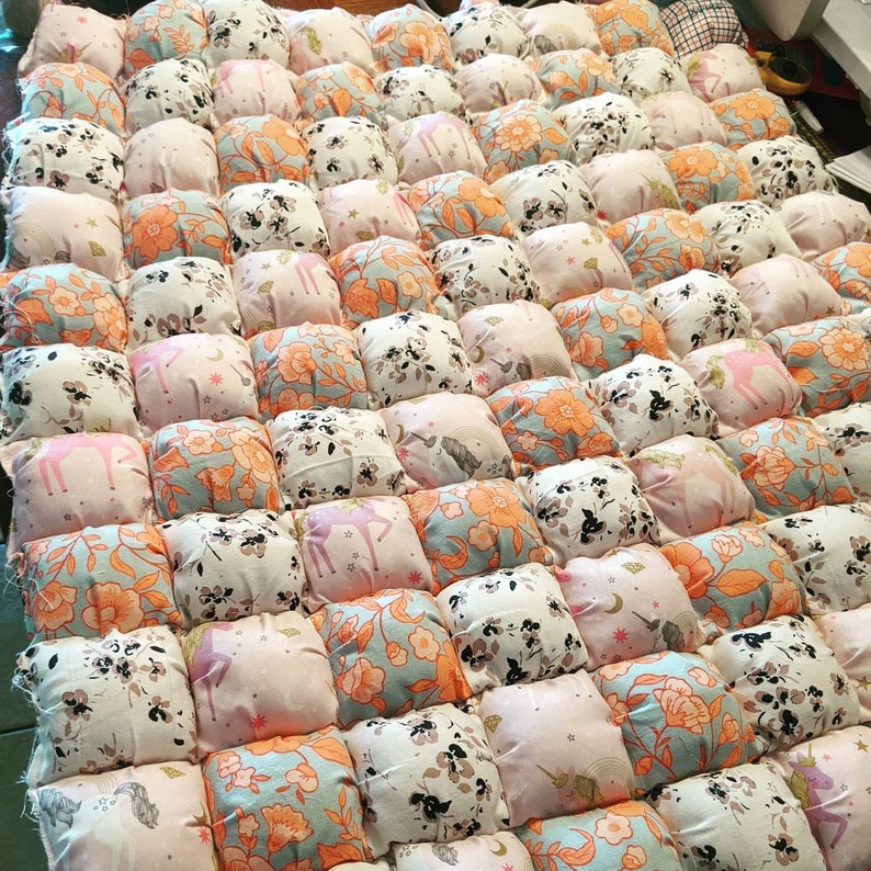 Puff Quilt / Biscuit Quilt Pattern - Digital Download - Beginner ...