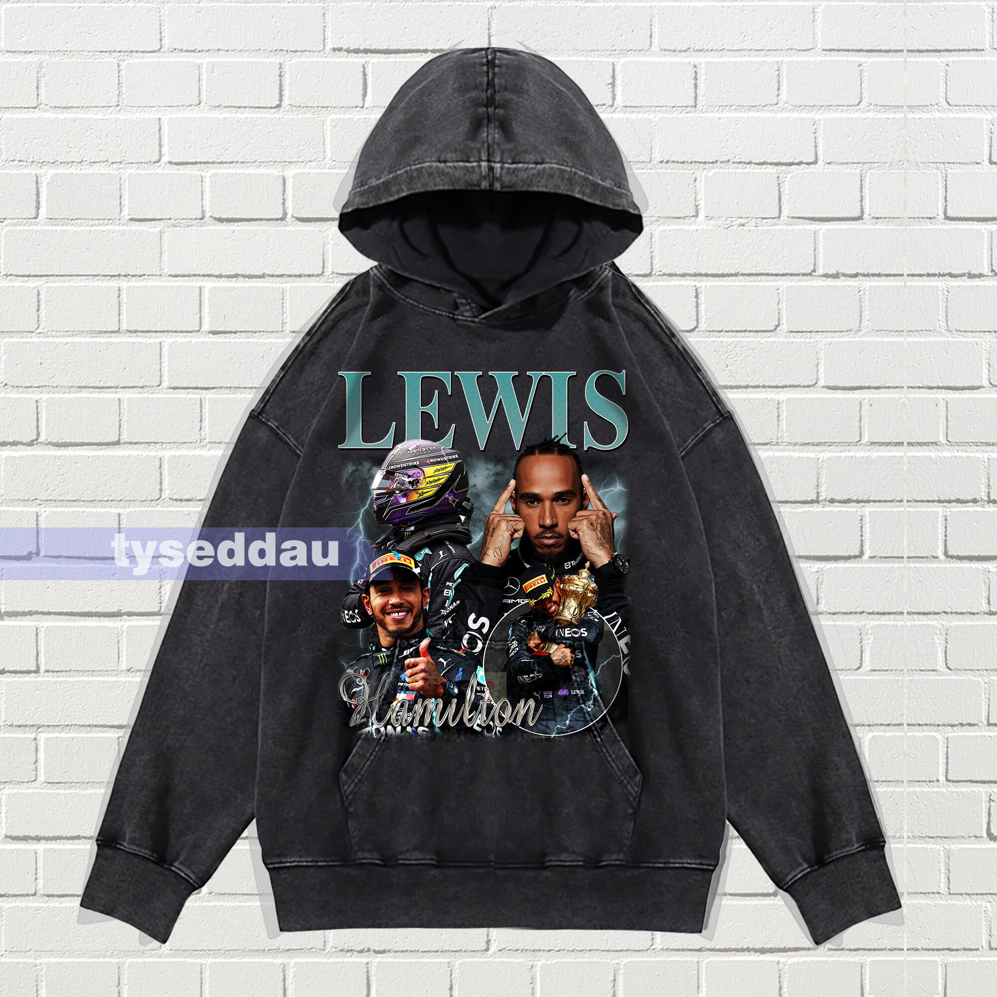 Lewis Hamilton Vintage Washed T-shirt Formula Racing F1 - Etsy