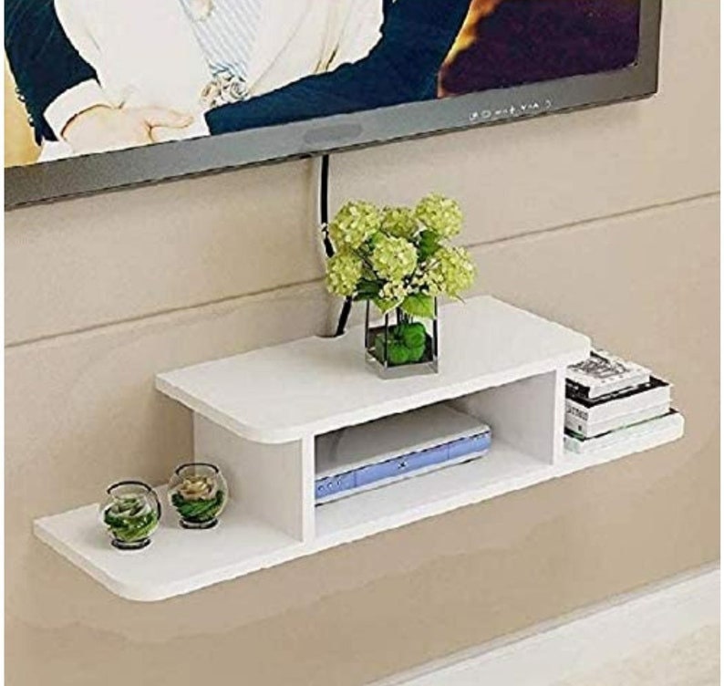 Wall Shelf for Set Top Box/wifi Router/t. V. Entertainment Unit ...