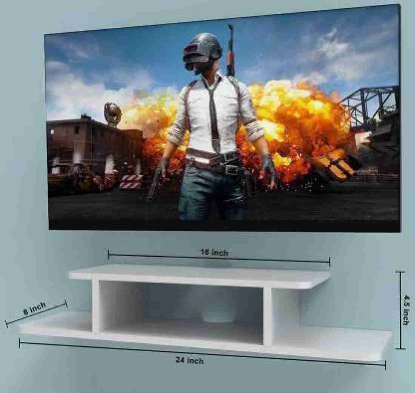 Wall Shelf for Set Top Box/wifi Router/t. V. Entertainment Unit ...