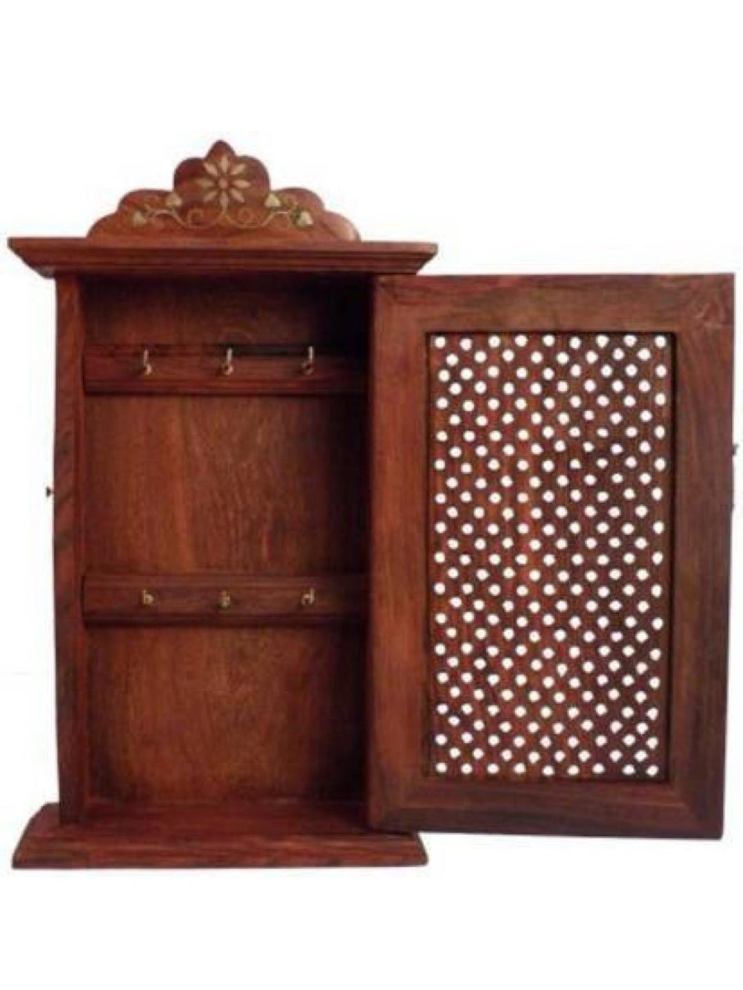 Key Holder Box, Wooden Key Cabinet, Handmade Key House, Wooden Box for ...