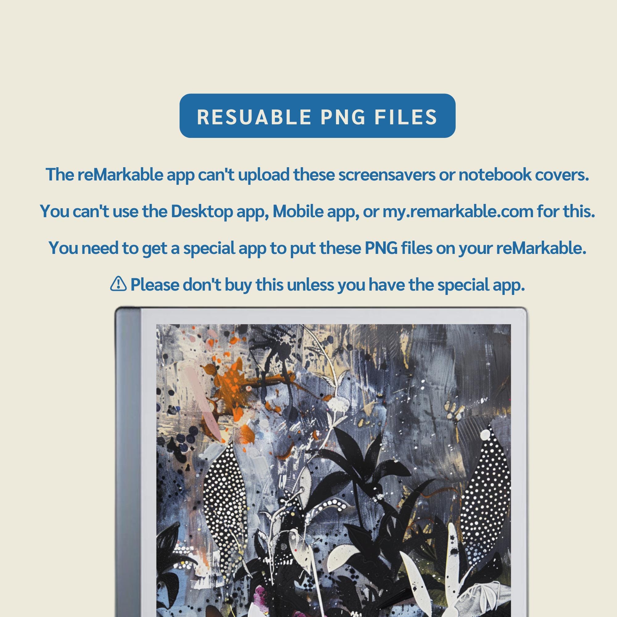 Colored Sleep Screen Template Bundle Compatible With Remarkable Paper ...