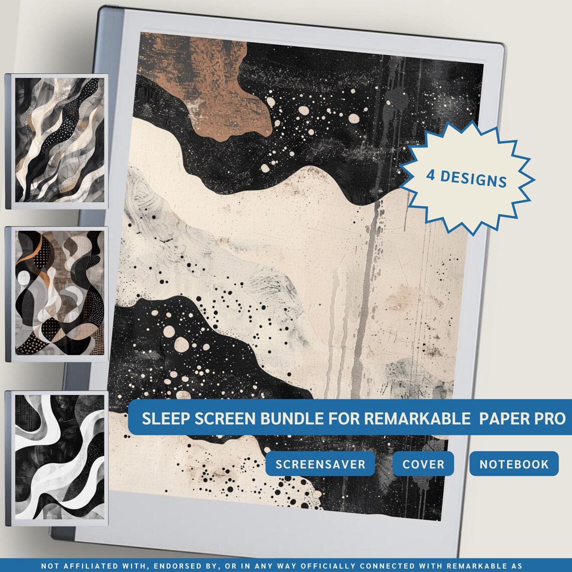 Sleep Screen Template Bundle for Remarkable 2 | Remarkable Custom Lock ...