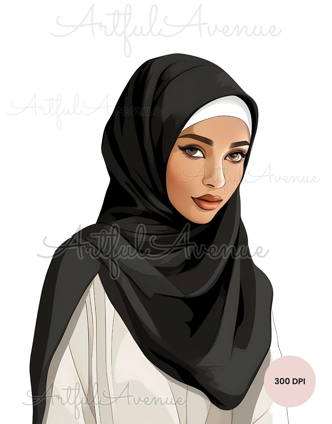 Muslim Woman Wearing Black Hijab, Muslim Woman PNG, Muslim Woman ...
