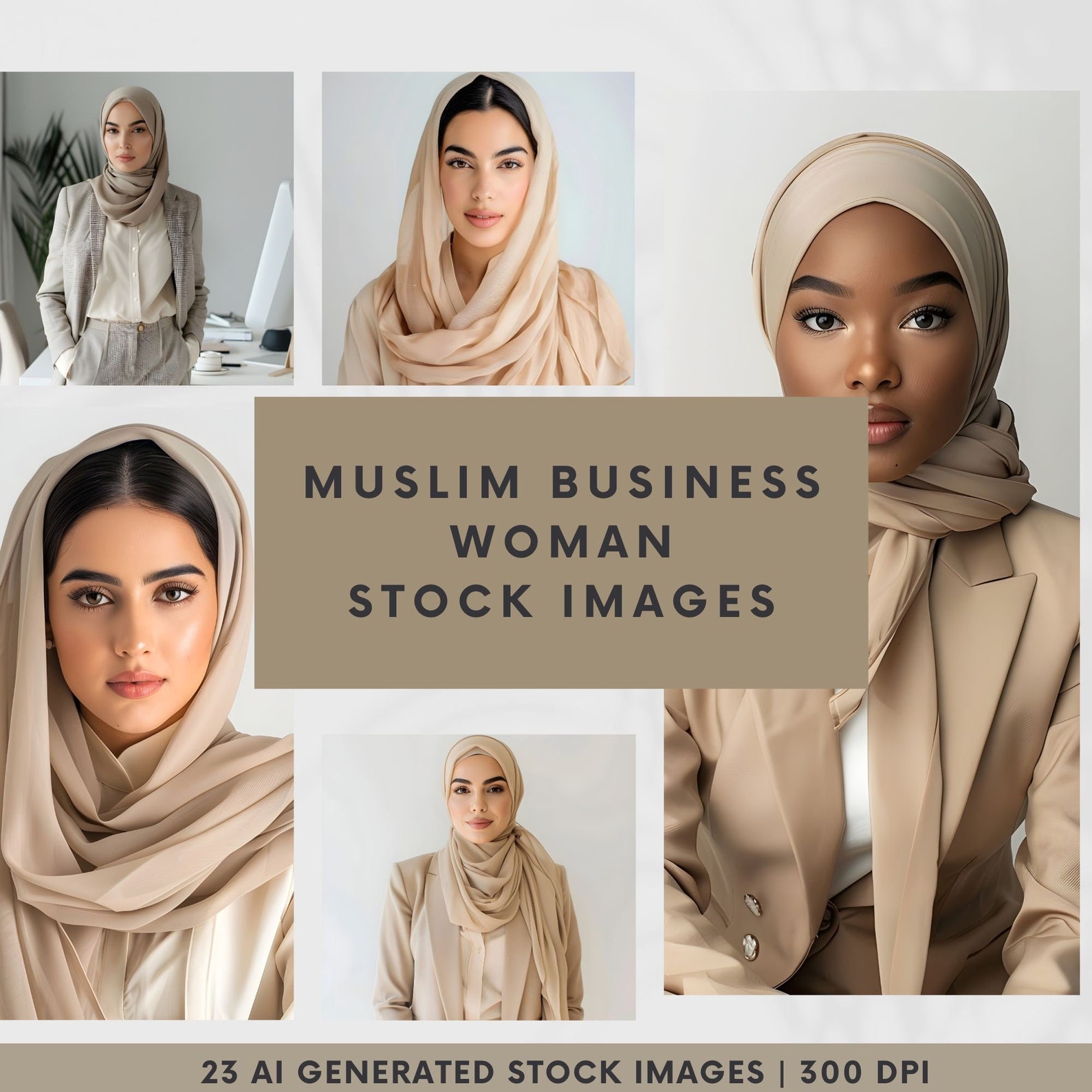 Hijabi Stock Photos, Muslim Owned Business, Faceless Marketing, High ...