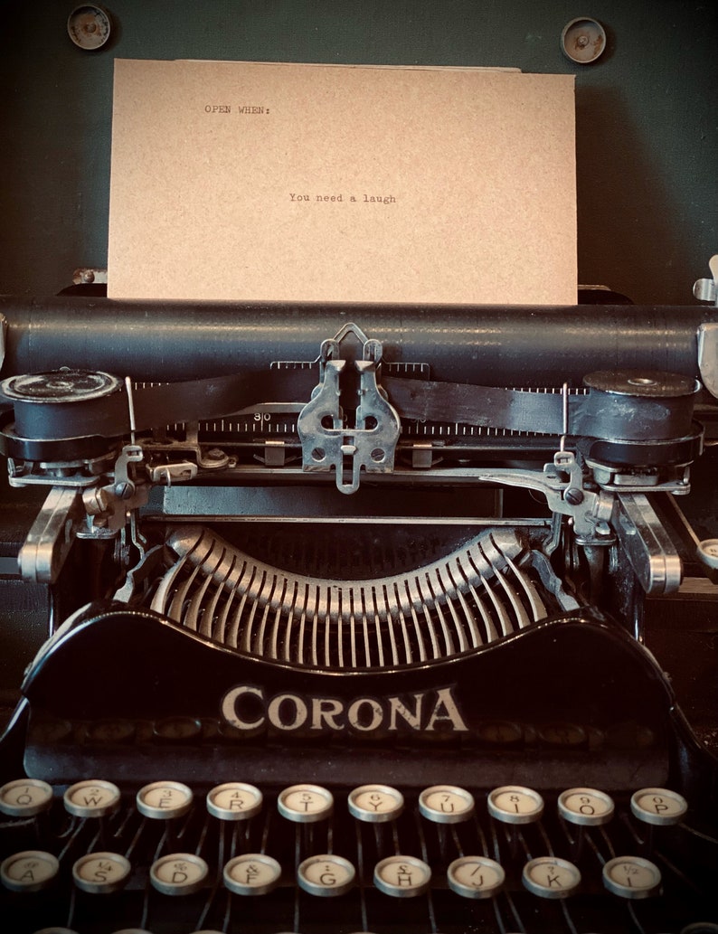 Custom Typewritten Open When Letters set of 8 - Etsy