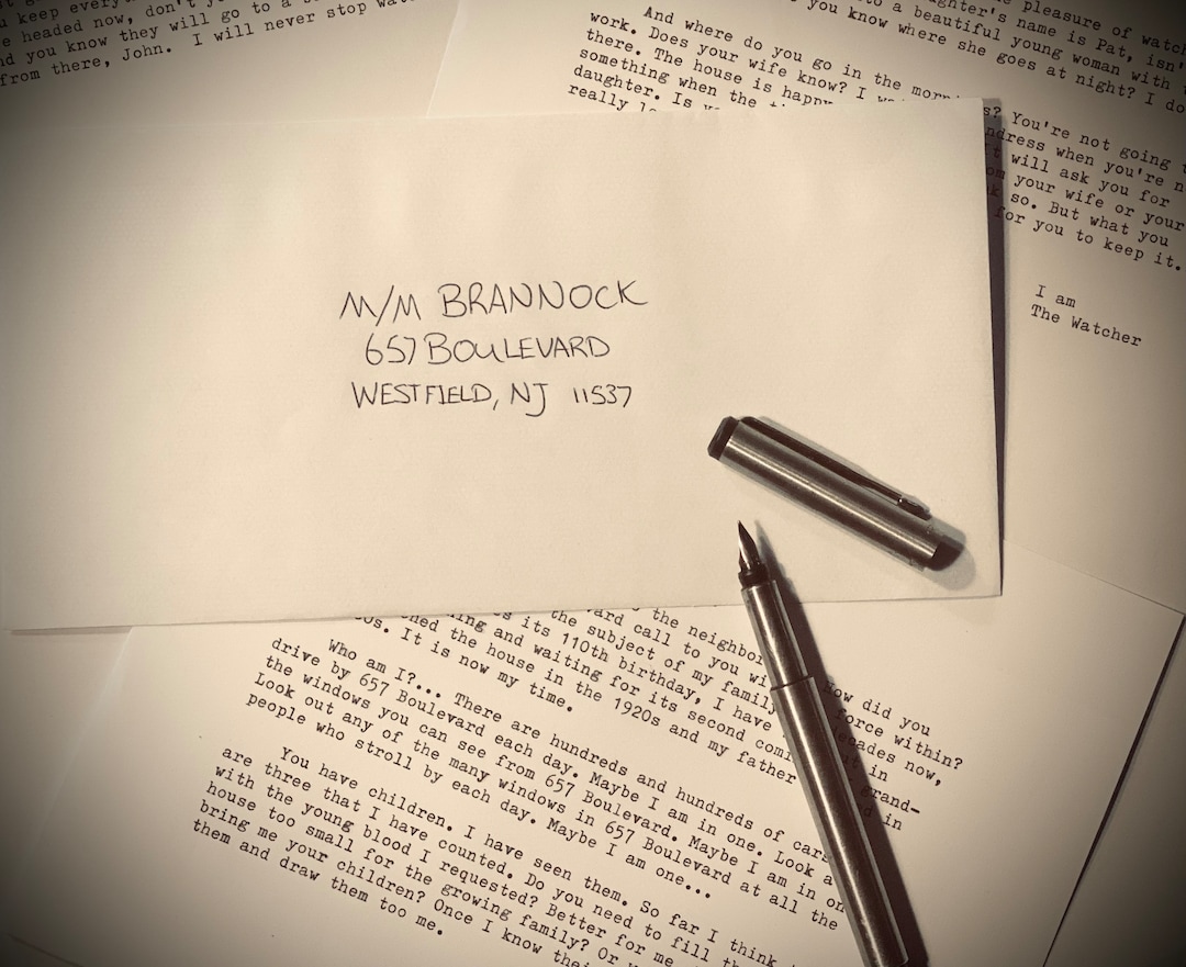 The Watcher Letters - Hand Typed Replica of the Original Letters ...