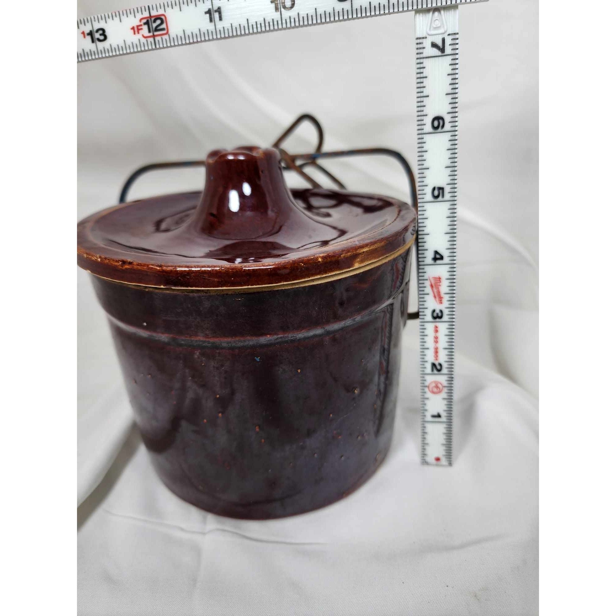 Vintage Stoneware Crock With Latching Lock-seal Lid - Etsy