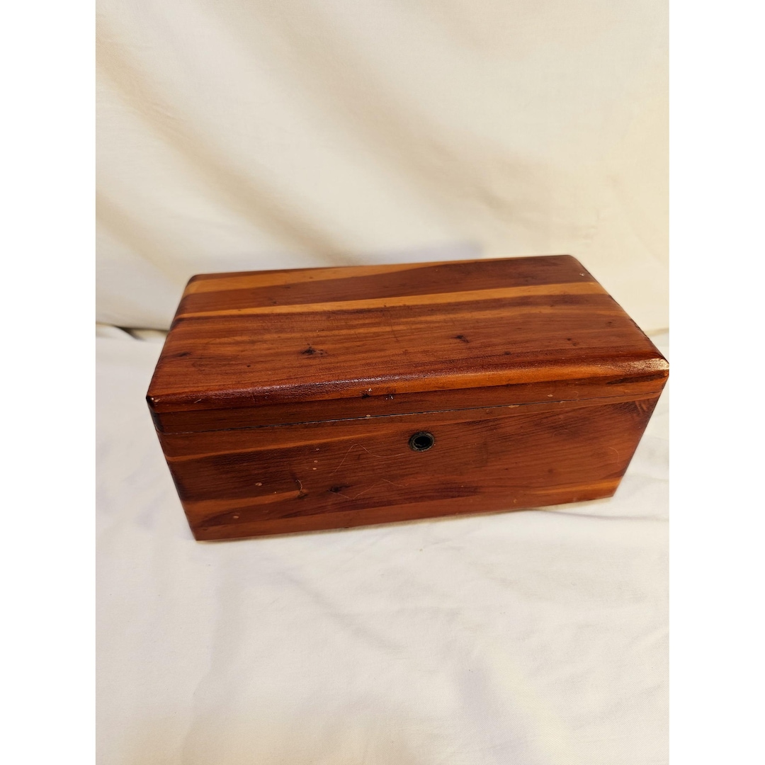 Vintage Small Lane Cedar Mini Chest - Etsy