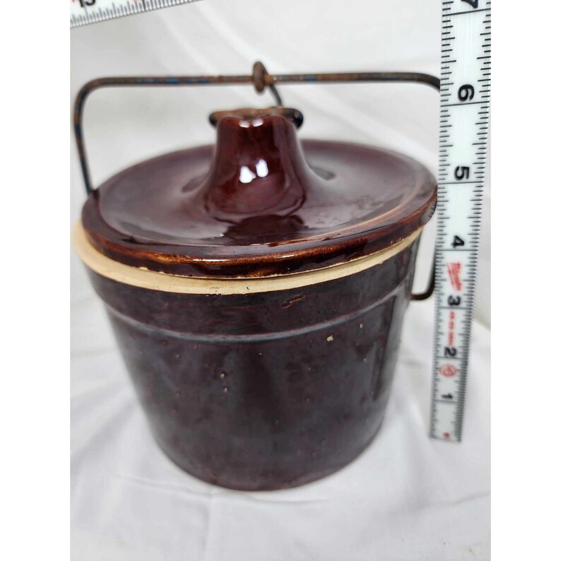 Vintage Stoneware Crock With Latching Lock-seal Lid - Etsy