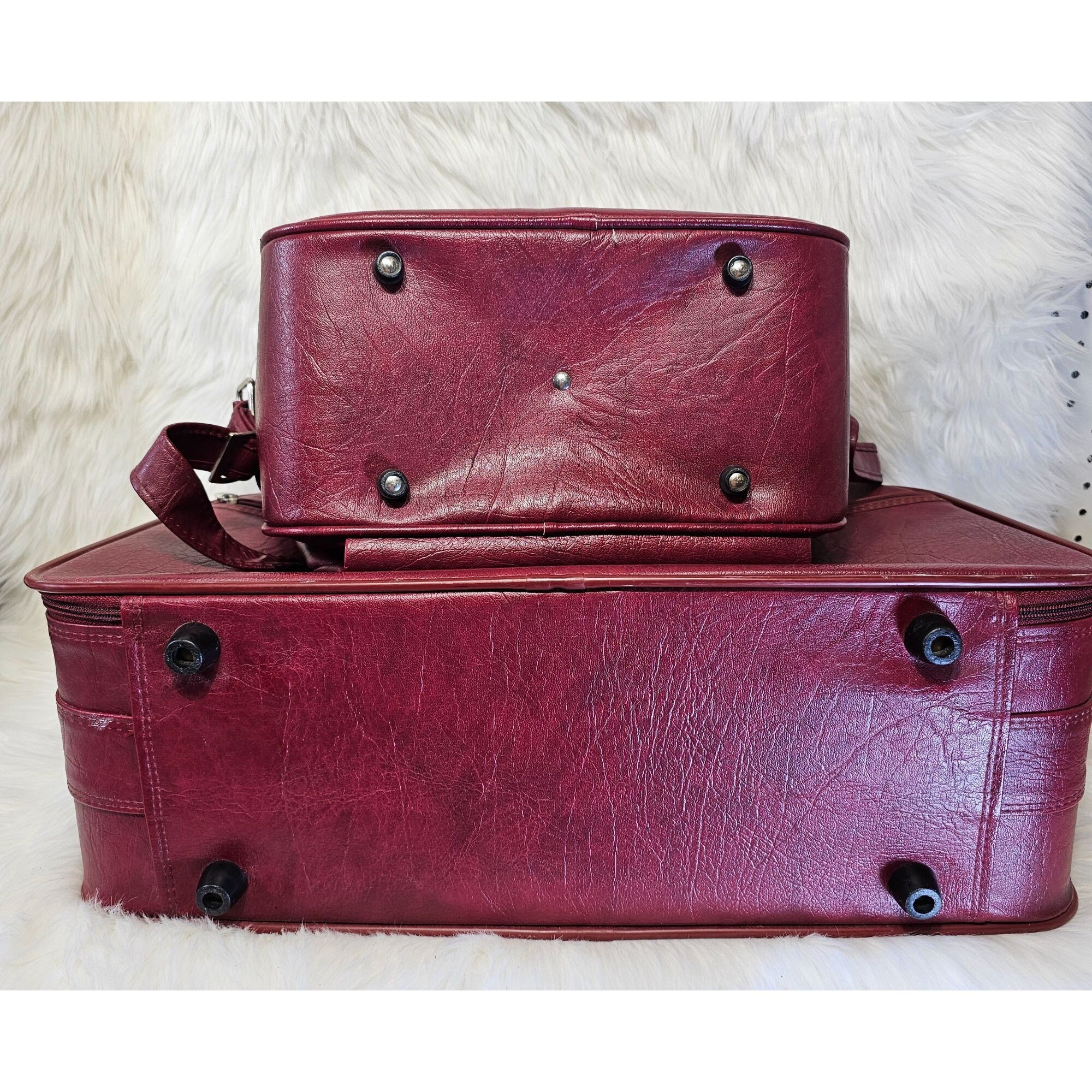 Vintage Samsonite Sentry Red Carry on and Suitcase Set - Etsy
