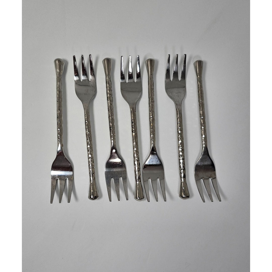 Set of 7 Stainless Hors D/oeuvre Forks - Etsy
